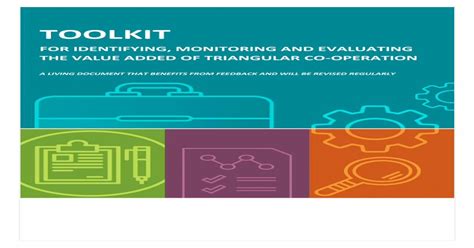 Pdf Toolkit Foridentifying Monitoring And Evaluating The · 5