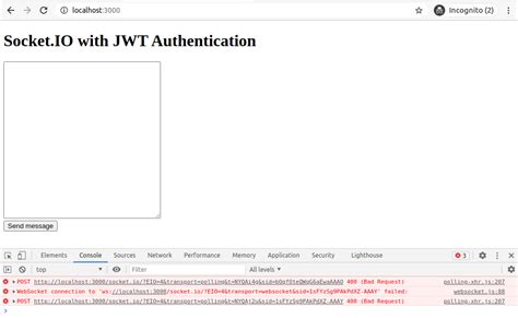usage of passport jwt strategy for authentication in socket io
