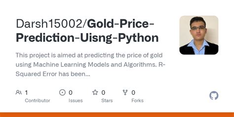 github darsh15002 gold price prediction uisng python this project is