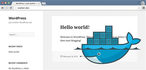 wocker create a docker based wordpress development environment in 3