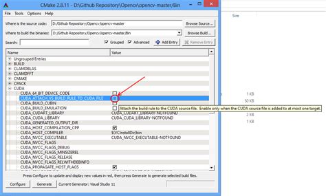 opencv link fatal error lnk1104 cannot open file opencv gpu249d
