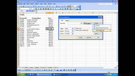 excel20031 working with data part 2 youtube
