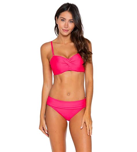 Socialite Iconic Twist Bandeau Top By Sunsets Kayokoko Swimwear Usa