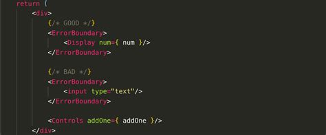 react error boundaries