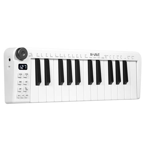 M Vave Smk 25mini Midi Keyboard Rechargeable 25 Key Midi Control