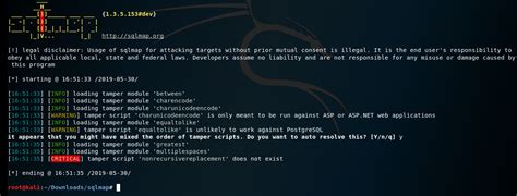 error running tamper · issue 3729 · sqlmapproject sqlmap · github