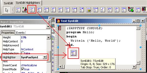 delphi syntax highlighting example stack overflow