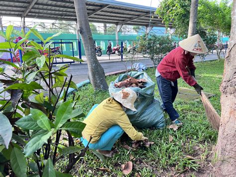 Trường Mn Phú Tân Nhiệt Liệt Hưởng ứng Chiến Dịch Làm Cho Thế Giới Sạch