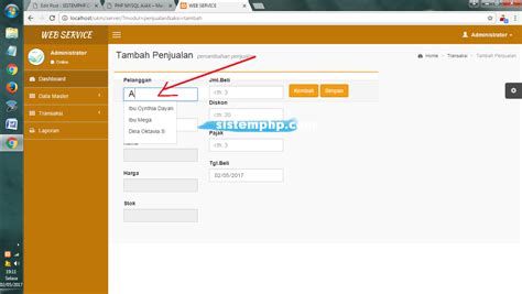php mysql ajax membuat form input autocomplete script