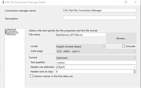 importing flat files with inconsistent formatting using ssis
