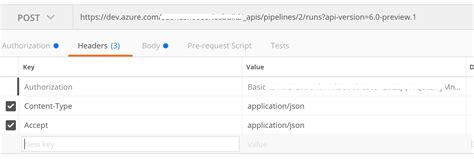 [solved] azure devops yaml pipeline parameters not working from rest