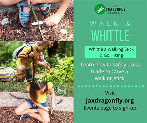 Walk And Whittle All Ages Tillie K Fowler Regional Park Jacksonville