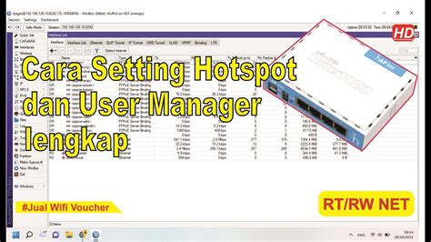 Full Setting Mikrotik Dan Userman Untuk Hotspot Vocheran Youtube