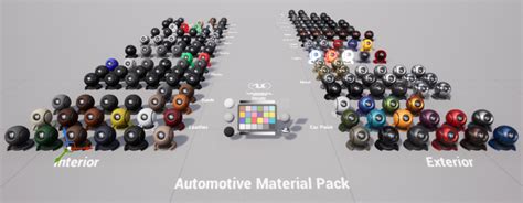 automotive materials pack unreal engine 4 27 documentation