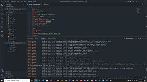 docker compose nodejs y mysql youtube