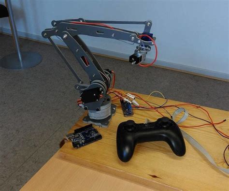 joystick controlled robot arm using an arduino 6 steps with pictures