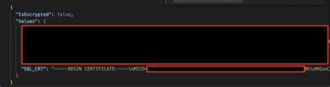 azure functionsからazure databaseに接続する時に使うssl証明書を構成情報に格納して利用する おてて動かそう