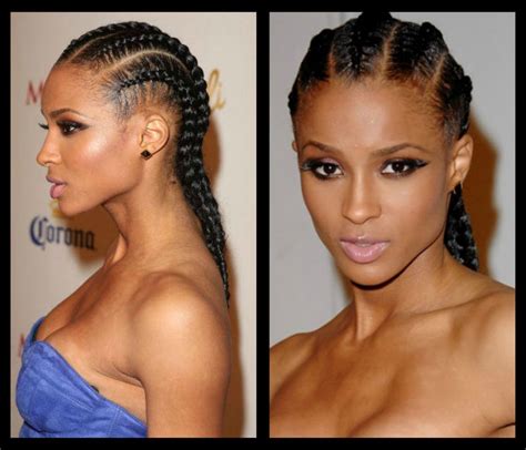 Ciara Debuts New Hairstyle Goddess Braids Braids Step By Step