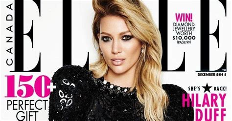 Smartologie Hilary Duff For Elle Canada December 2014