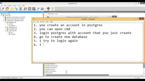 postgresql dump postgresql with command line on windows youtube