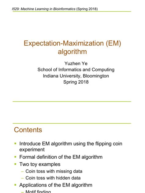 maximizing likelihood with missing or hidden data an introduction to
