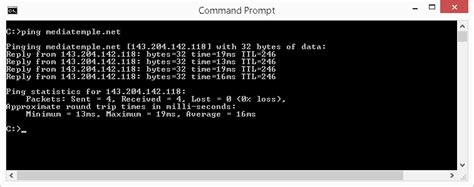 tutorial on ping command line tool used to test network connectivity