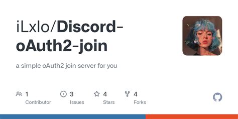 github ilxlo discord oauth2 join a simple oauth2 join server for you