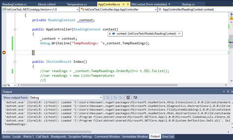 mvc dbcontext onconfiguring not getting called and behaving