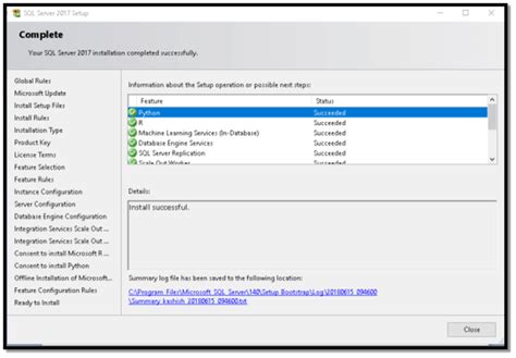 sql server 2017 step by step installation guide