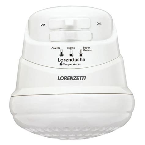Chuveiro Elétrico Multitemperatura 127v 110v 5500w Branco Lorenducha