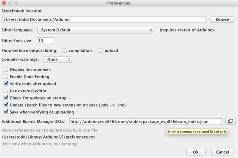 using arduino ide adafruit huzzah esp8266 breakout