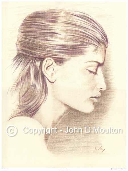 Meditation By John D Moulton Colored Pencil Artwork Pencil