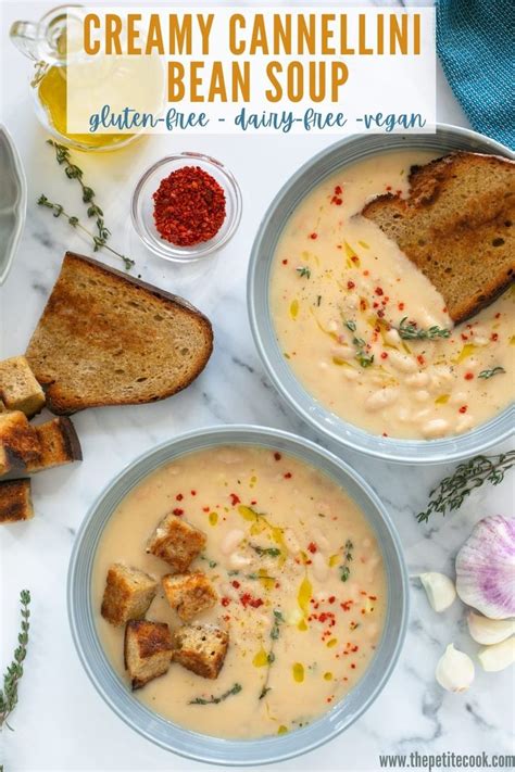 This Tuscan Inspired Creamy Cannellini Bean Soup Makes The Most Out Of