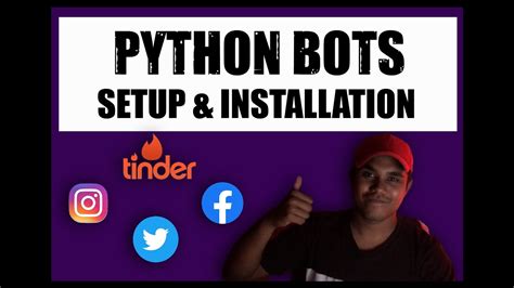 setup and installation python bots youtube