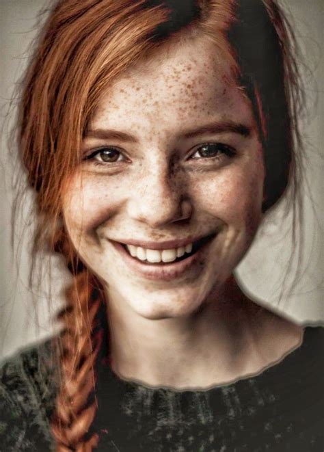 Luca Hollestelle Beautiful Freckles Face Photography Portrait
