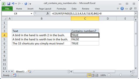 excel formula cell contains number exceljet