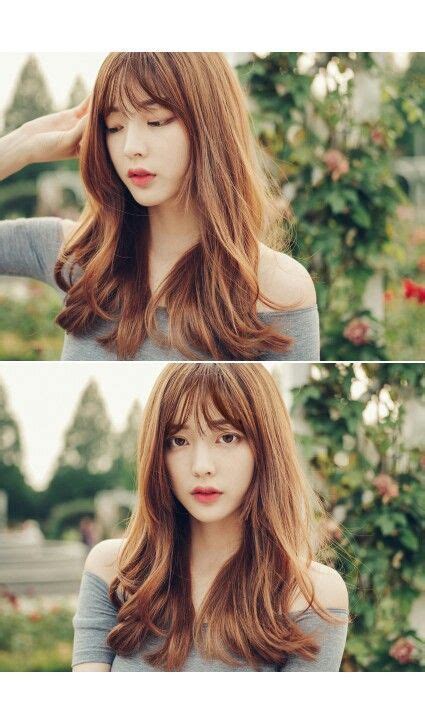 Elegant Majestic Hairstyle Ideas For Long Hair Brown Hair Korean