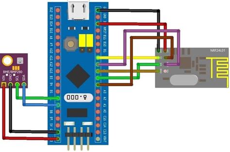 interfacing nrf24l01 transceiver module with stm32 tx rx