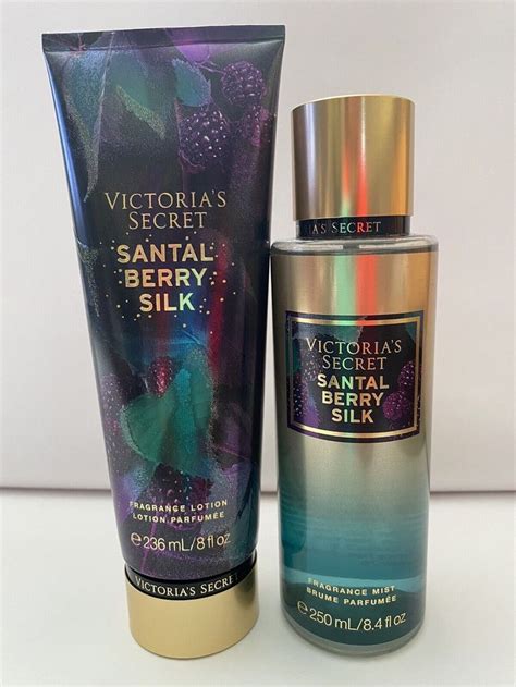 Victorias Secret Santal Berry Silk Fragrance Lotion 8 Fl Oz And Mist 8 4