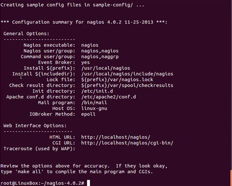 how to install nagios core 4 on ubuntu linux ~ your own linux