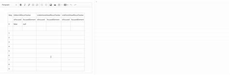 removing more than 7 rows in a 7 column table crashes editor · issue