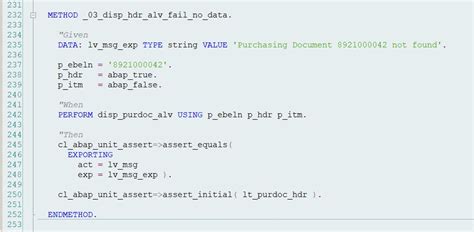 implementing unit tests for an abap report program sap blogs