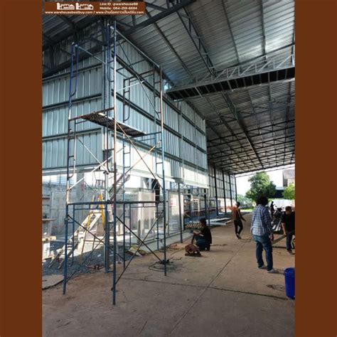 อัพเดดผลงานโกดัง โครงสร้าง Hw Hc ขนาด 30x45x10 หน้างานสูงเนิน จังหวัด