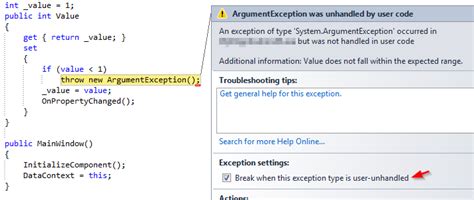 c binding disable break on property throw stack overflow