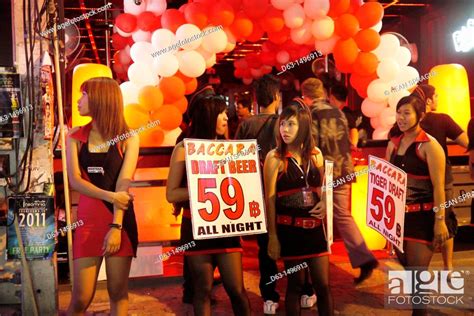 Thailand Pattaya Beach Resort And Centre For Sex Tourism Girls Outside