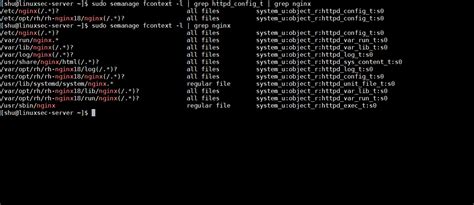konfigurasi selinux dengan web server nginx linuxsec