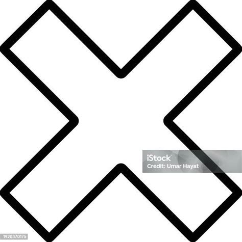 Ilustración De Icono De Símbolo Matemático Multiplicación Matemática O