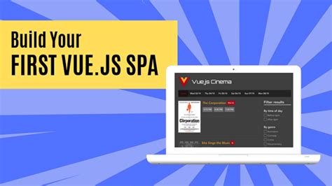 build a vue js single page app with vue router