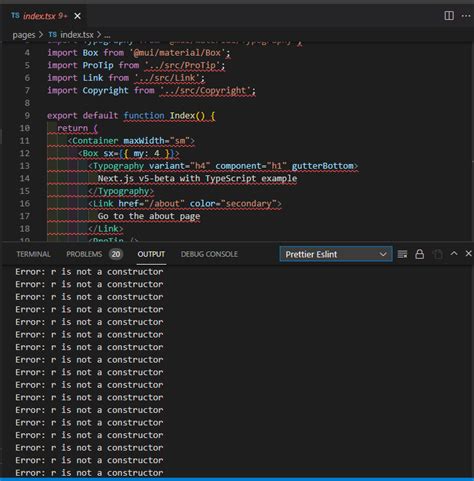 github ownchoice bug vs code prettier eslint prettier eslint error