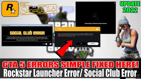 rockstar games launcher not responding problem social club error gta